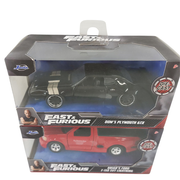 Jada Toys | Toys | Fast Furious Diecast Cars Doms Gtx Brians Ford F5 ...